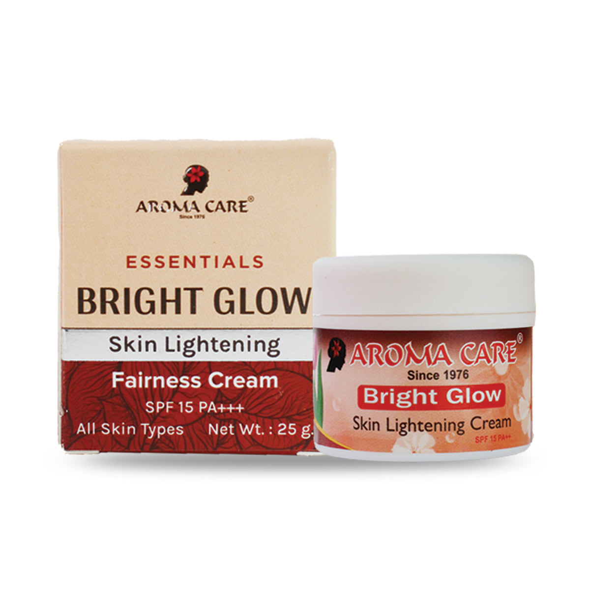 ESSENTIALS BRIGHT GLOW SKIN LIGHTENING FAIRNESS CREAM 50gm – Aroma Care